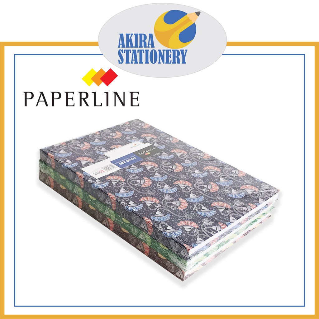 Hard Cover PAPERLINE Folio 200 / F4 PPL Financial Accounting Book (200 ...