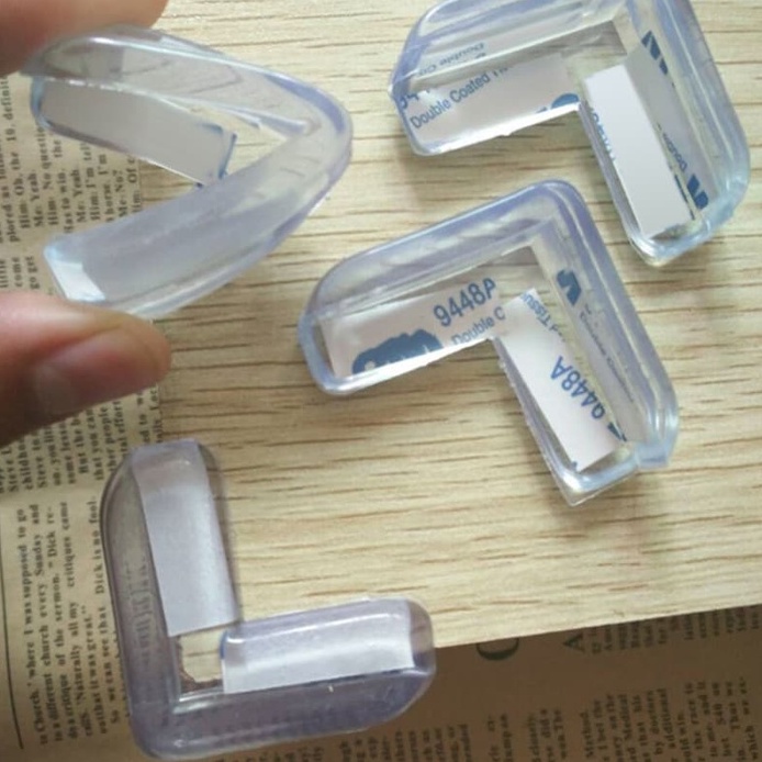 Kids Safety Silicon Corner Protector Furniture Angle Guard Soft Rubber ...