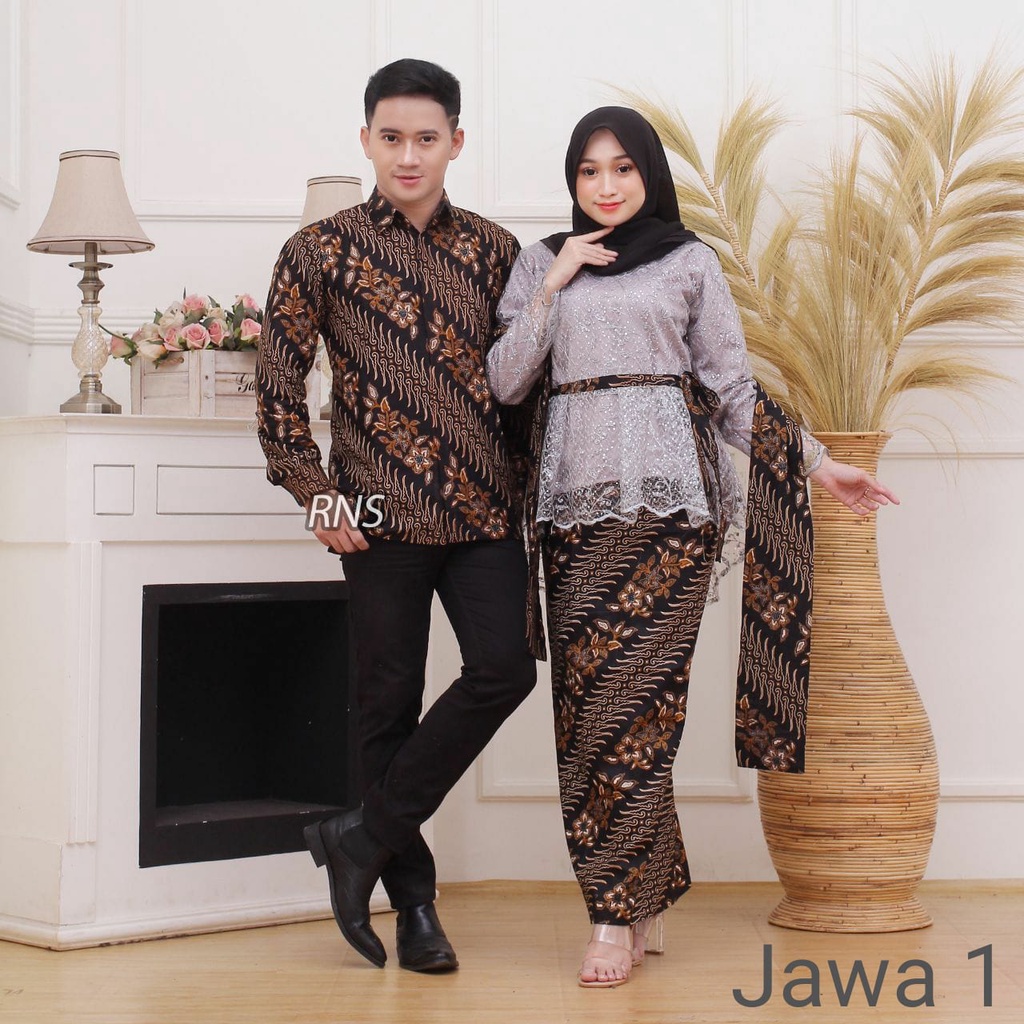 Batik KEBAYA COUPLE JAVA 1 LATEST LUXURY//PREMIUM MATERIAL FREE ...