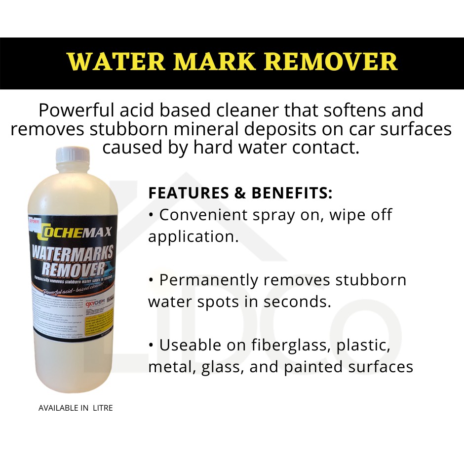 Cochemax WATER MARKS REMOVER Litre size | Shopee Philippines