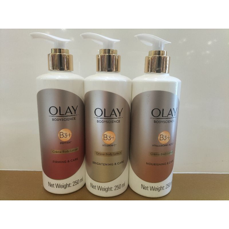 Olay Body Science Cleansing &Brightening,Firming,Nourishing Lotion 250 ml | Shopee Philippines