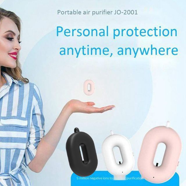 Wearable Purifier Necklace/Mini Portable Air Freshener Ionizer | Shopee ...