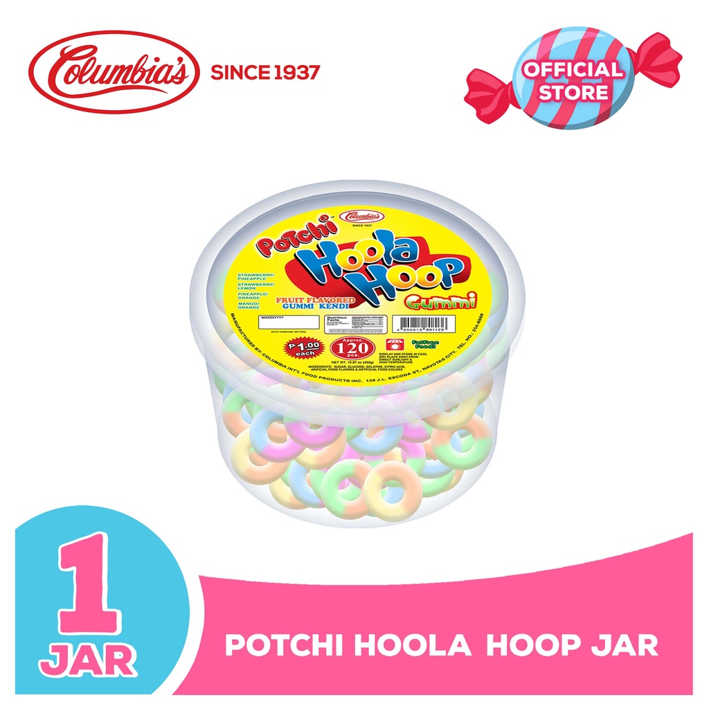 Columbia Candies: Potchi Hoola Hoop Jar | Shopee Philippines