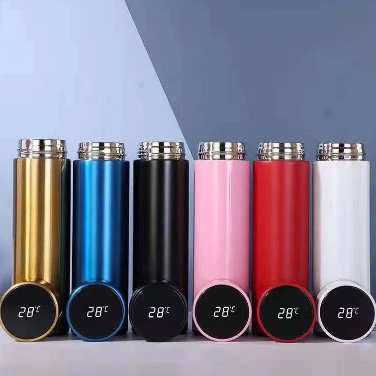 LED Temperature Display Stainless Steel Thermos Bottle / Vacuum Flasks ...