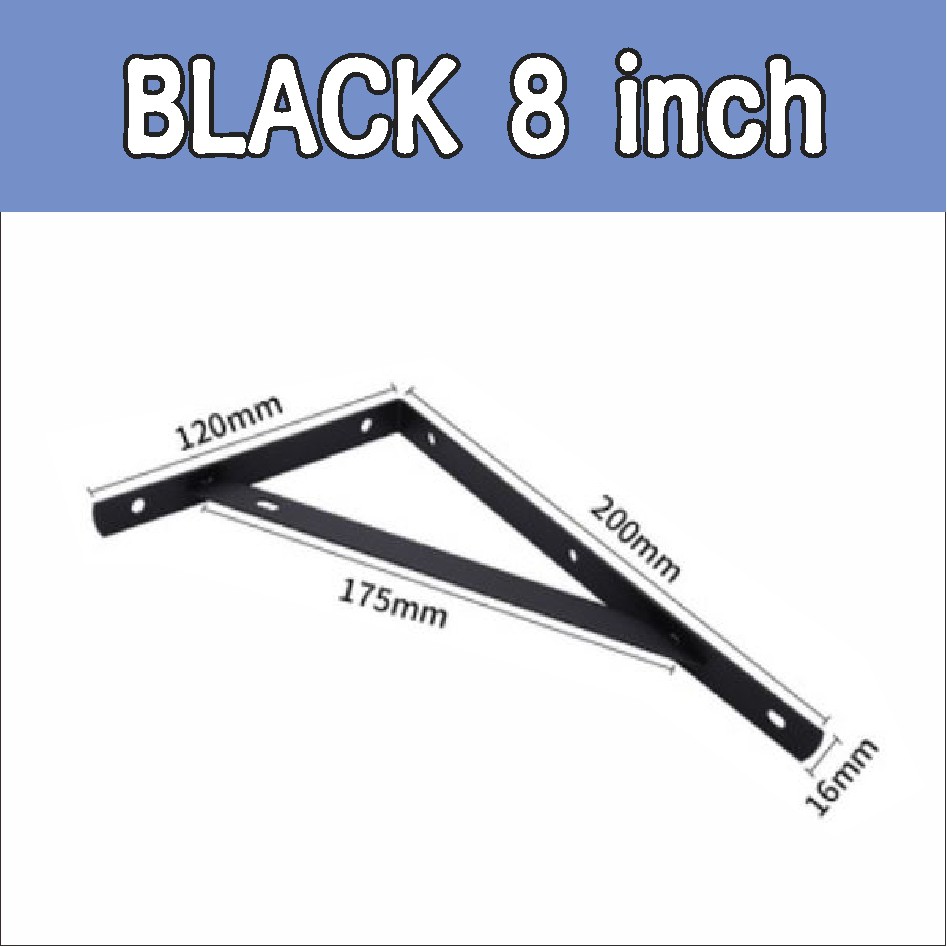 Durable Triangle Steel Bracket / Metal Wall Mount Partition Board Shelf ...