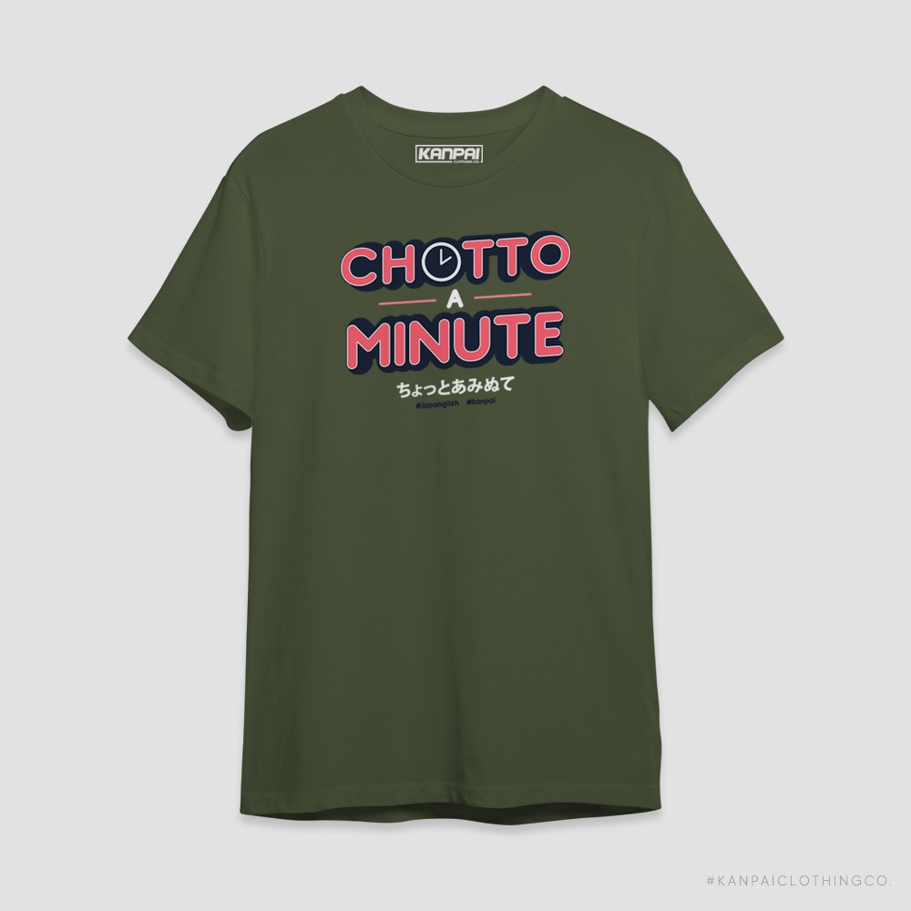 Kanpai Co. Shirt - Japanglish Collection ("Chotto a Minute") | Shopee Philippines