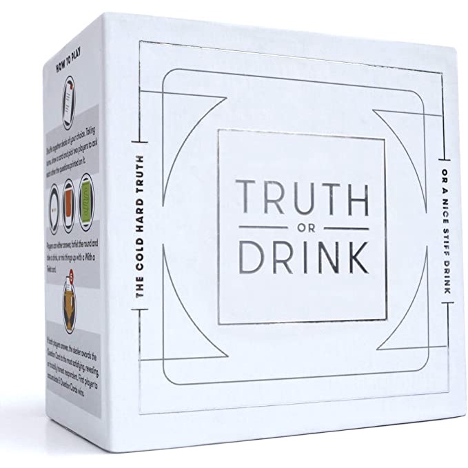 Truth or Drink : The Cold Hard Truth or The Nice Stiff Drink Card Games ...