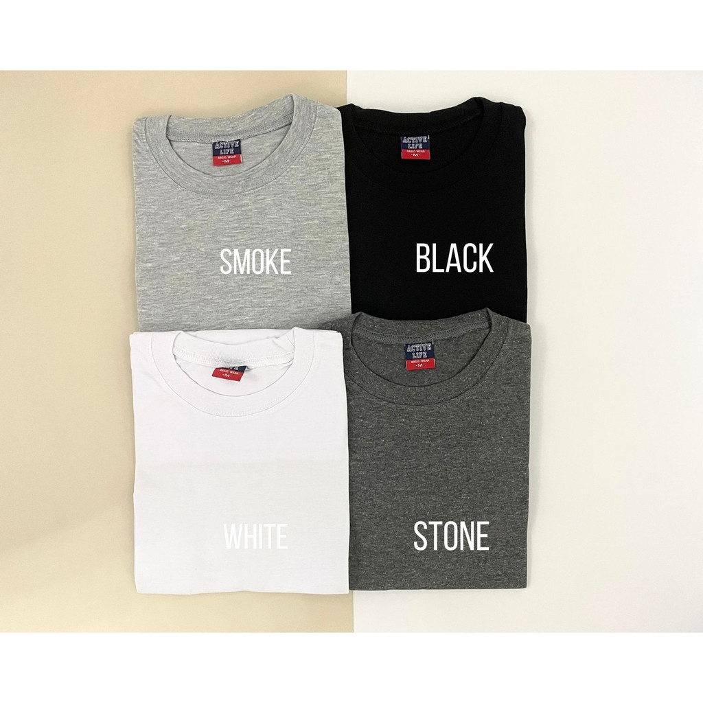 Active Life Round Neck Premium Cotton T-shirt Unisex for Men and Women ...