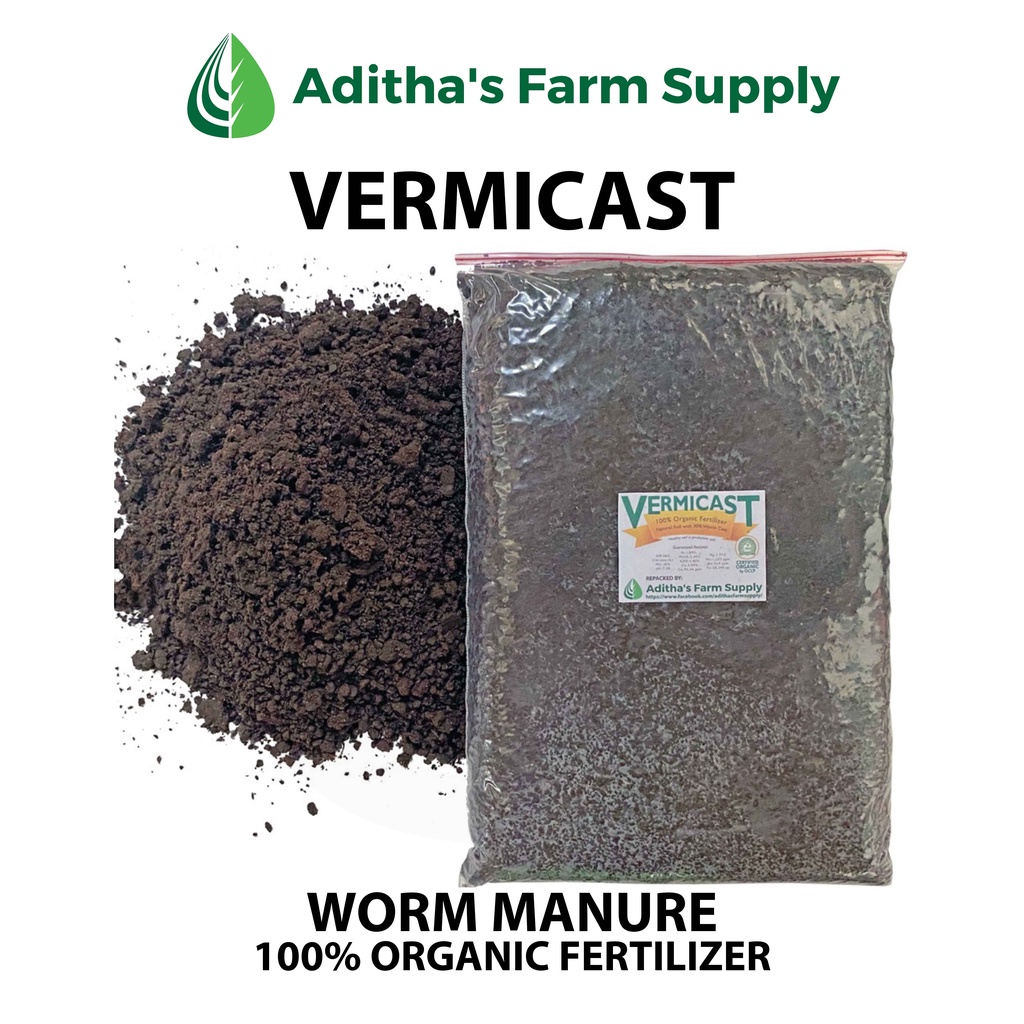 AFS Vermicast Worm Manure (High-Quality, Organic) 1kg | Shopee Philippines