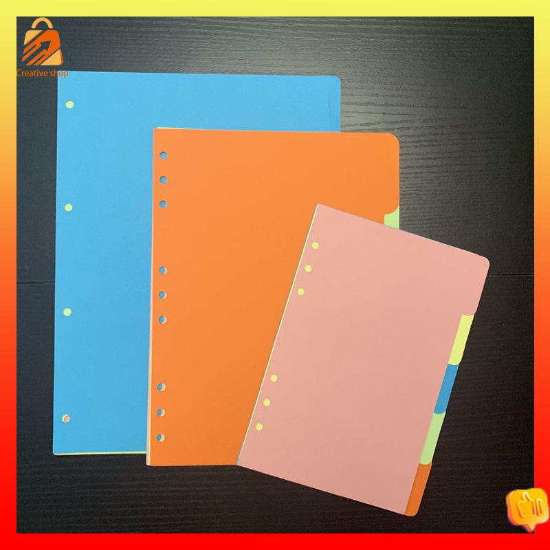 binder divider b5 a4 binder 10 parts of 9 -hole B5 color split pages A4 ...