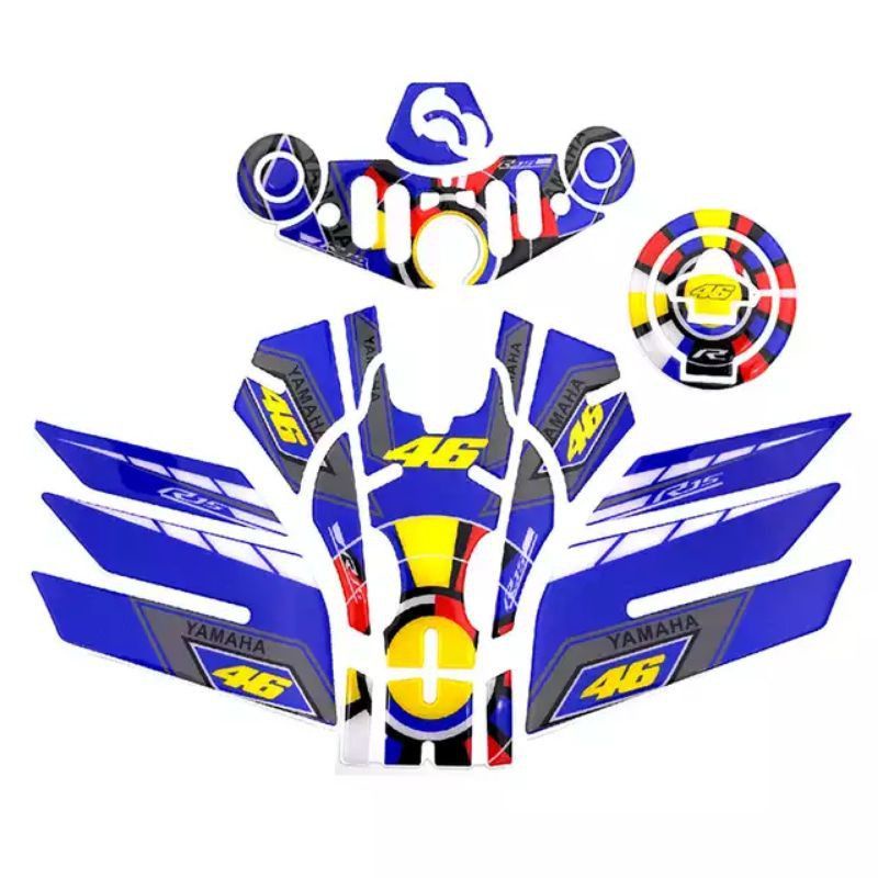 yamaha R15 v3 tank protector pad tank pad sticker | Shopee Philippines