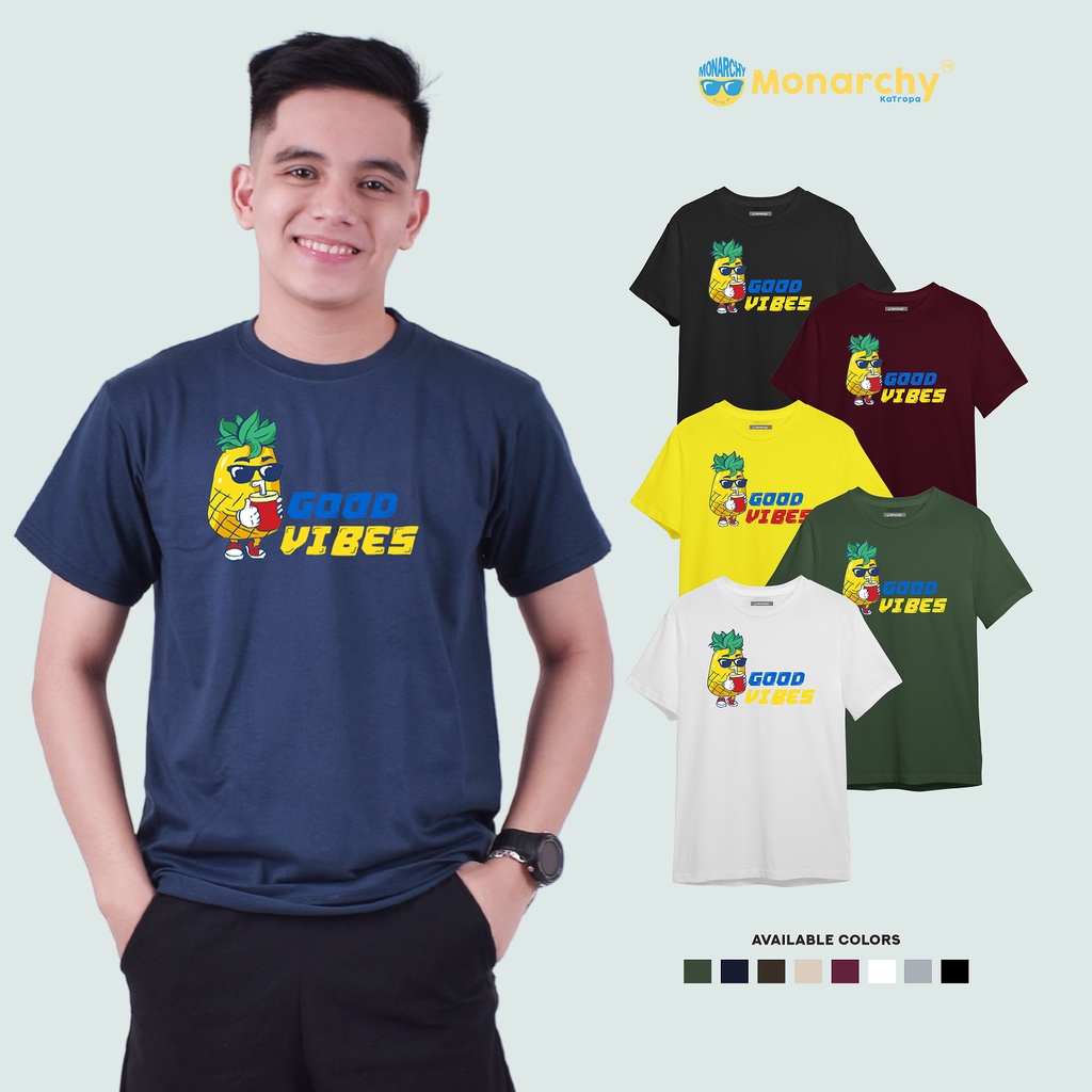 Monarchy Official Logo Tees Vol. 3 Good Vibes Men's T-Shirt Unisex ...