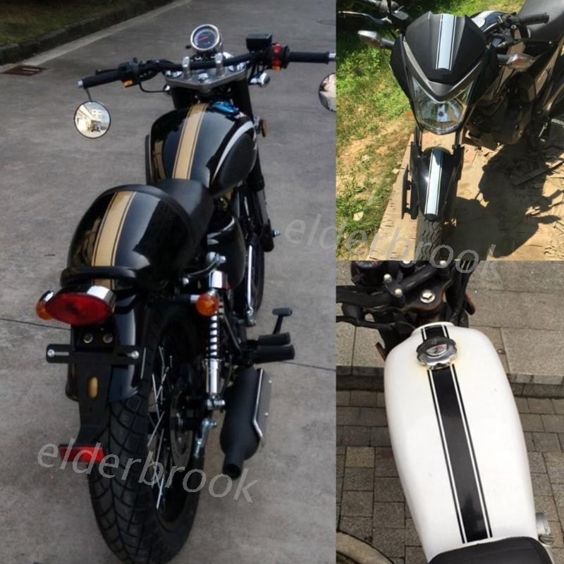 Motorcycle DIY for Tank Fairing Cowl Vinyl Stripe Pinstripe Decal ...