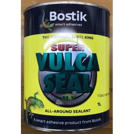 Super Vulca Seal All Around Sealant 1 Liter Elastomeric Vulcaseal Tapal ...
