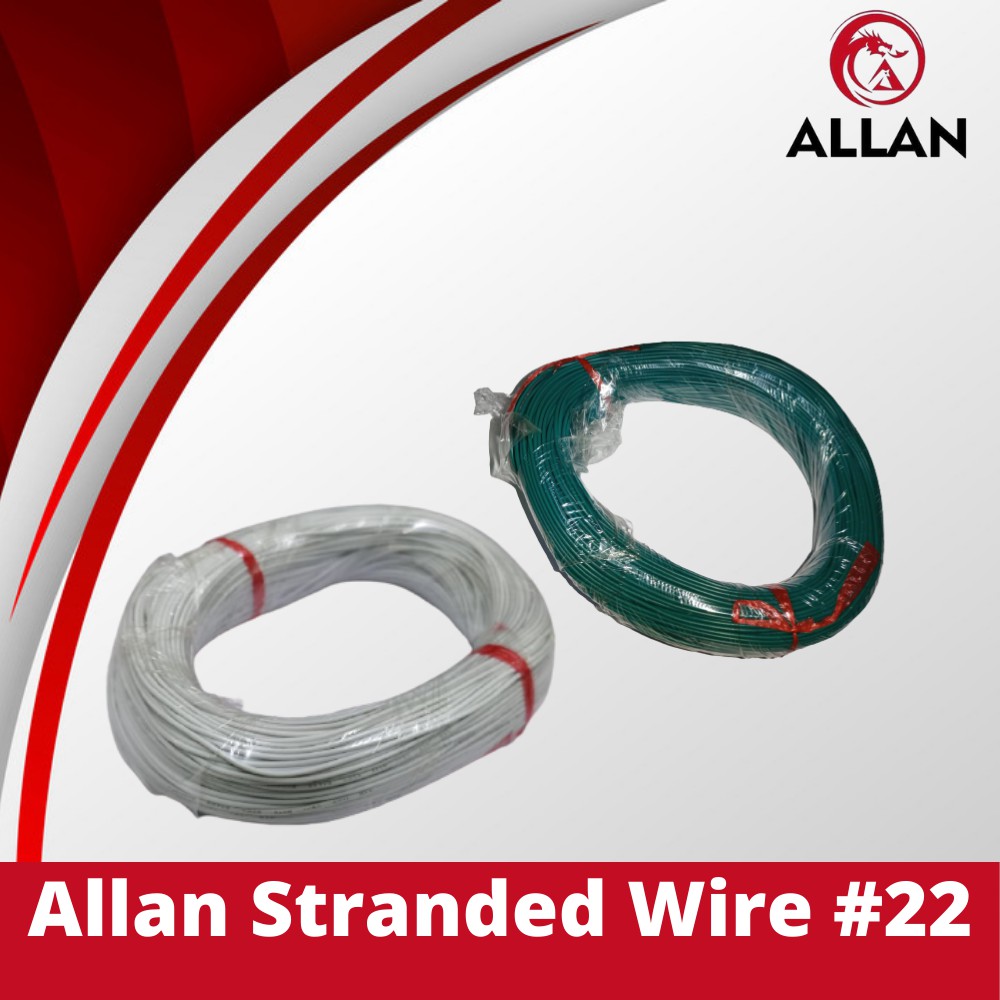 Allan White Stranded Wire #22 ,/Strandedwire/ heavy duty/flexible /high ...