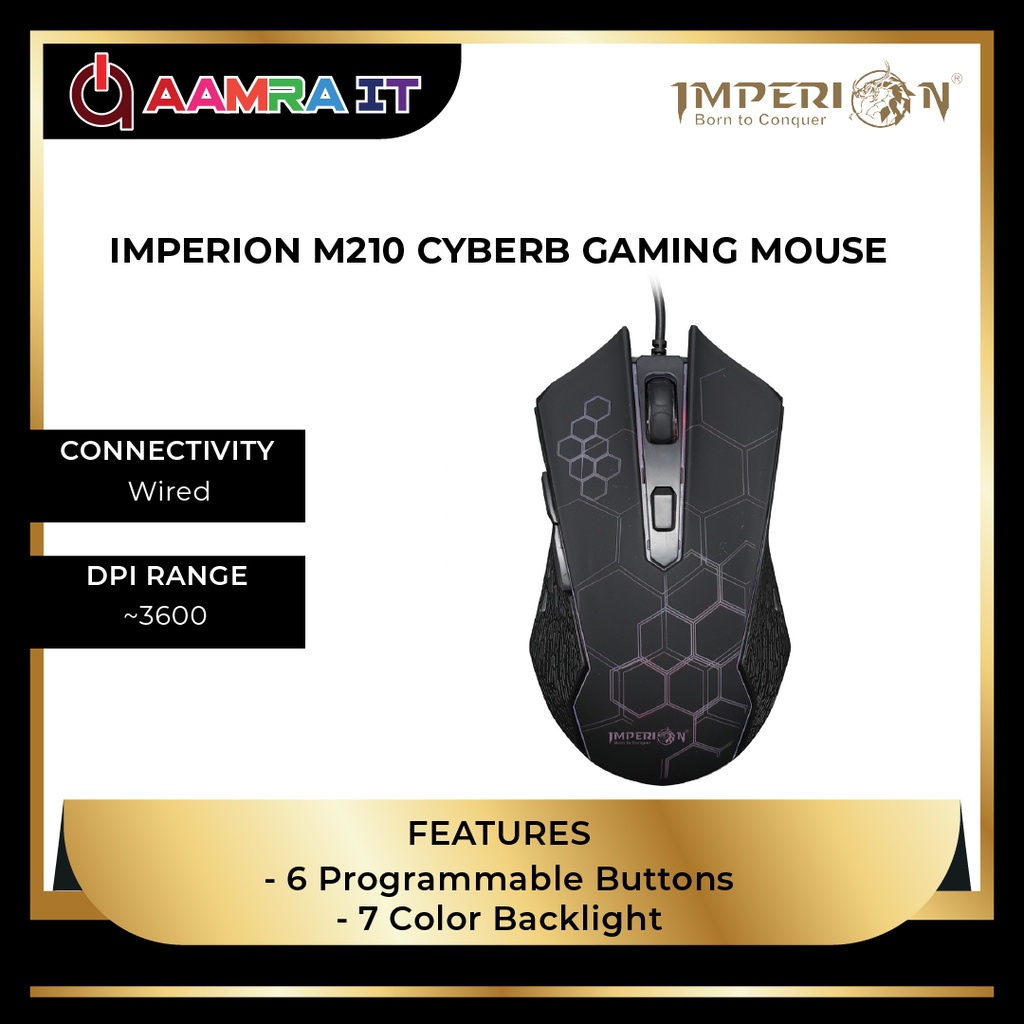IMPERION M210 GAMING MOUSE | Shopee Philippines