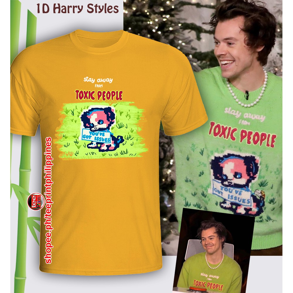 1D Harry Styles Stay Away from Toxic People inspired shirt I Harry ...