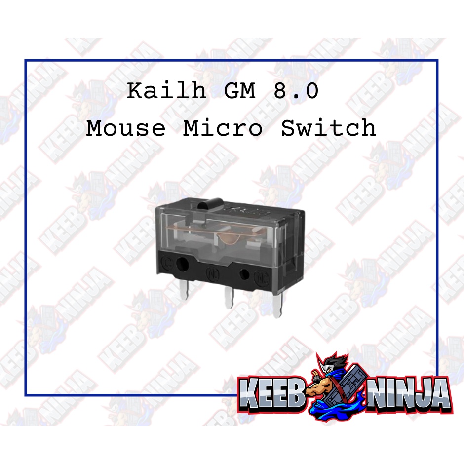 Kailh GM 8.0 Black Mouse Micro Switch (2 pcs) | Shopee Philippines