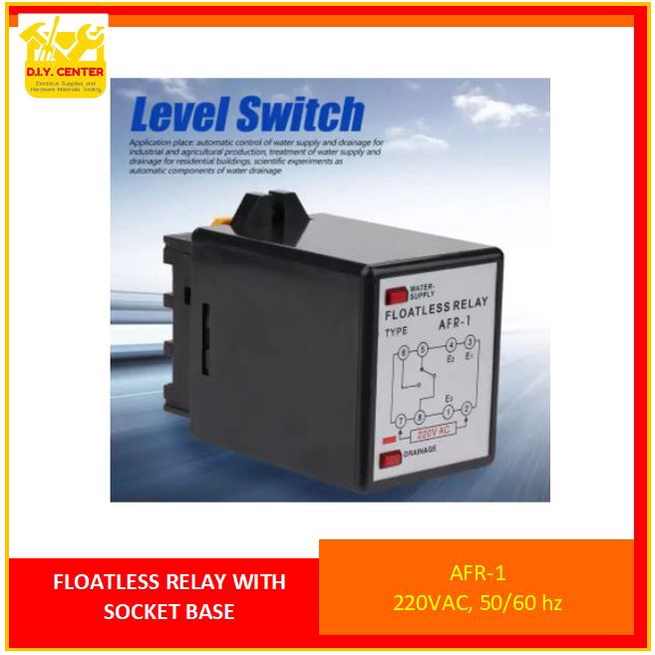 Floatless Level Relay AFR-1, 220VAC with Socket | Shopee Philippines