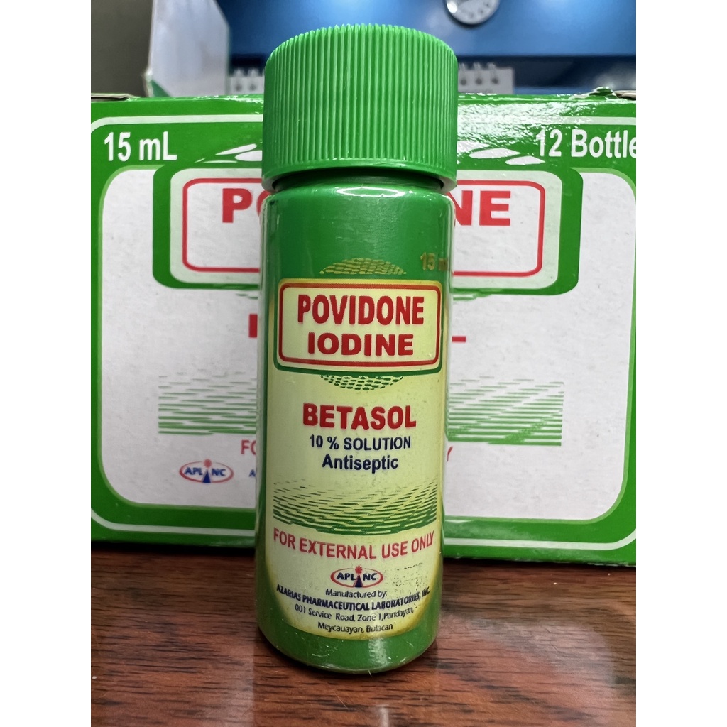 Povidone Iodine 10% Solution BETASOL Antiseptic (15ml, 30ml, 60ml ...