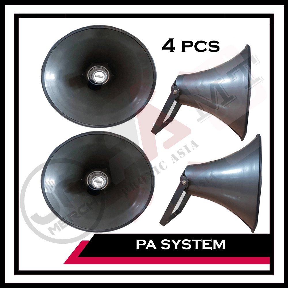 4pcs (H-16) 16" PA Horn TROMPA Round | Shopee Philippines