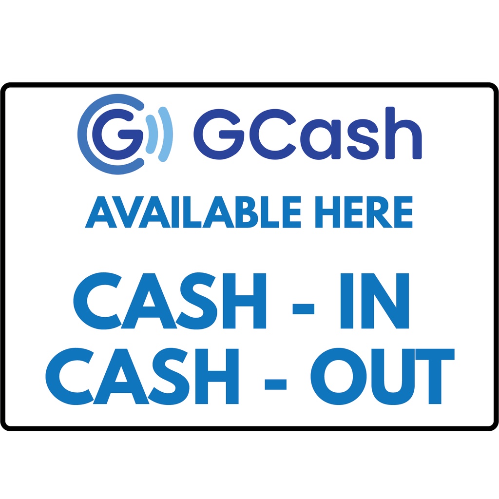 Gcash Signs / Signange for Store Owners and Stablishments | Shopee ...