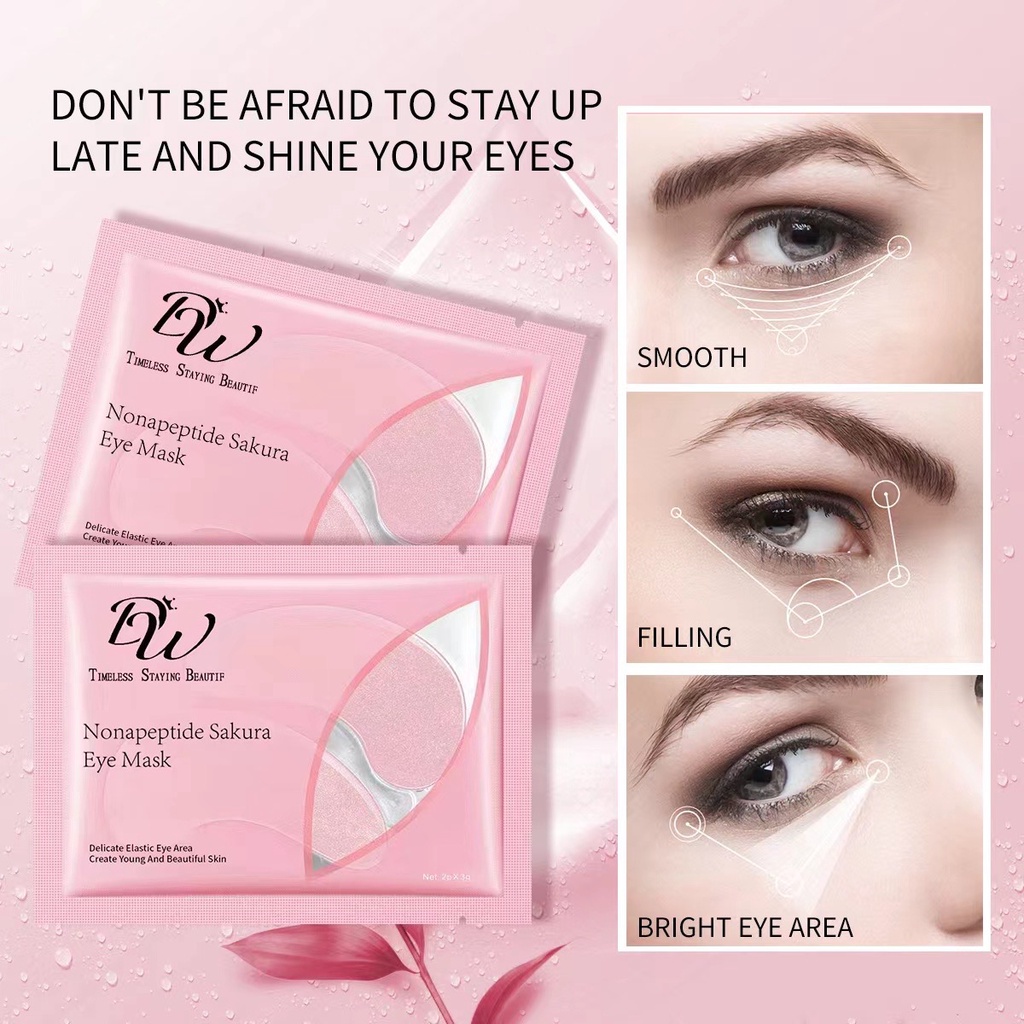 DW Nonapeptide Sakura Eye Mask Anti-Wrinkle Eye Patches | Shopee ...