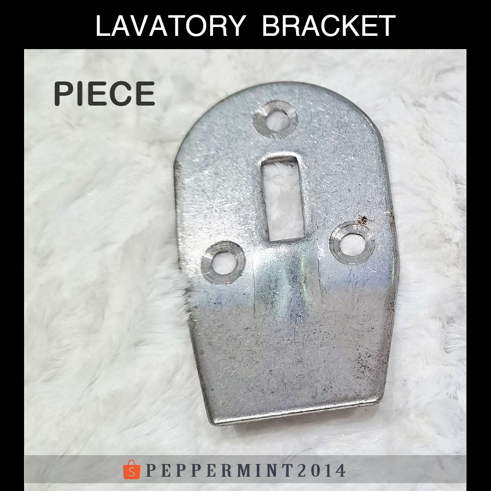 Lavatory Bracket Cast Iron Silver Galvanized Universal Wall Mount Steel ...