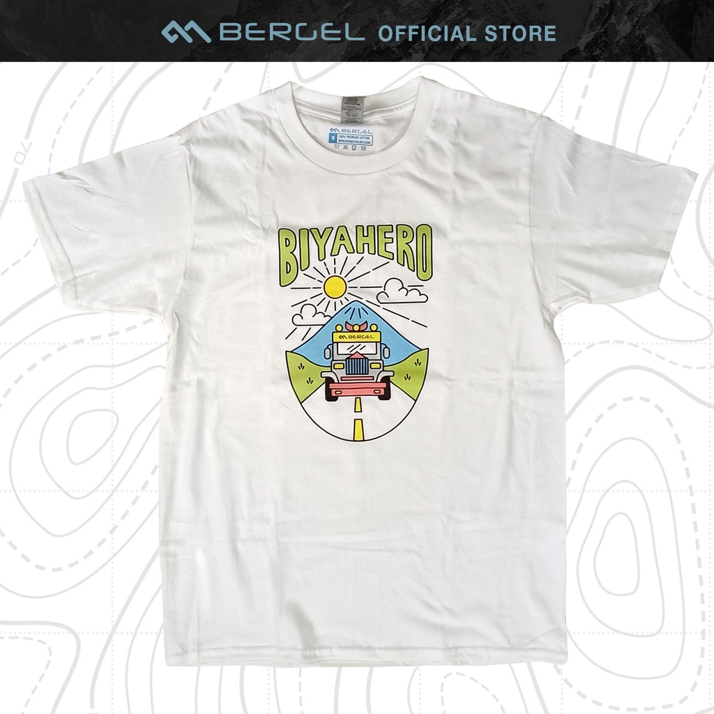 Bergel Biyahero Adventure Tee Local Shirt Design | Shopee Philippines