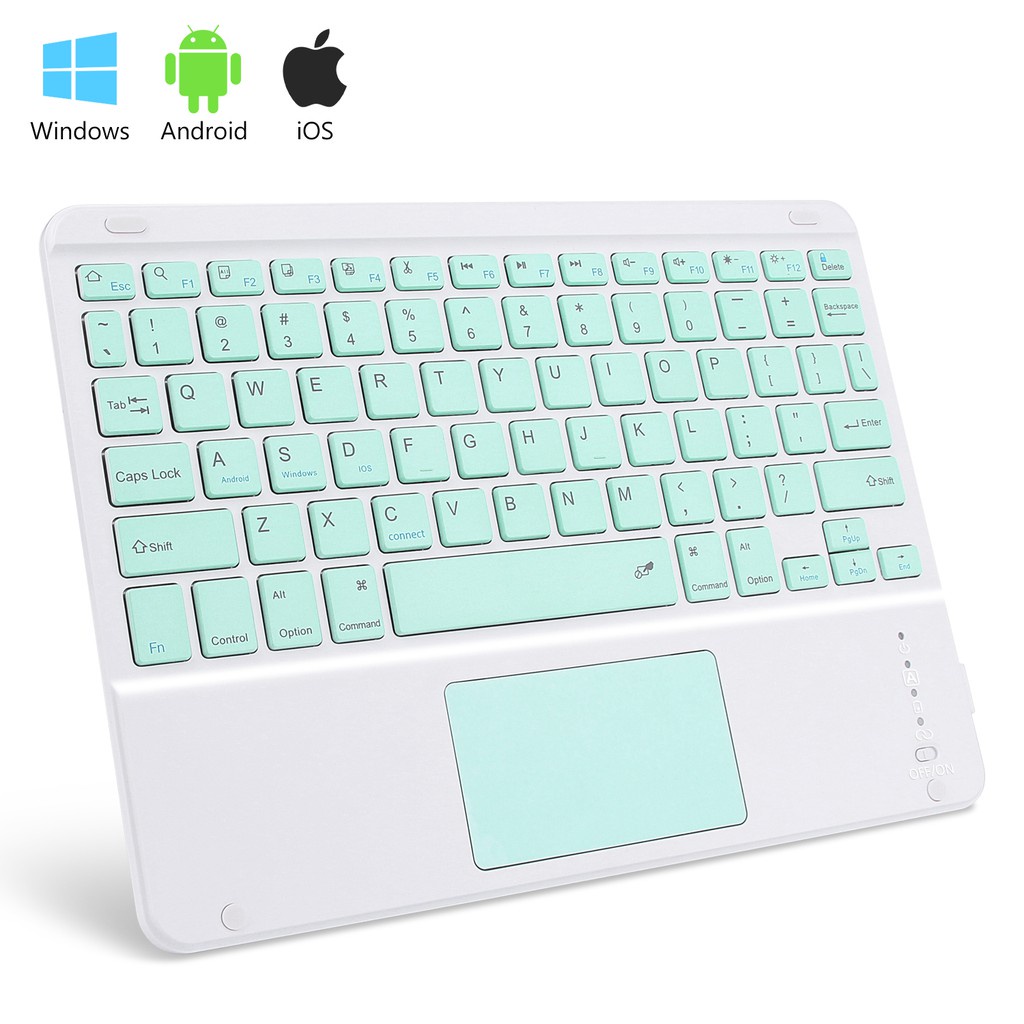 Keyboard Wireless Bluetooth Touchpad Tablet Android / Ipad / Pc ...