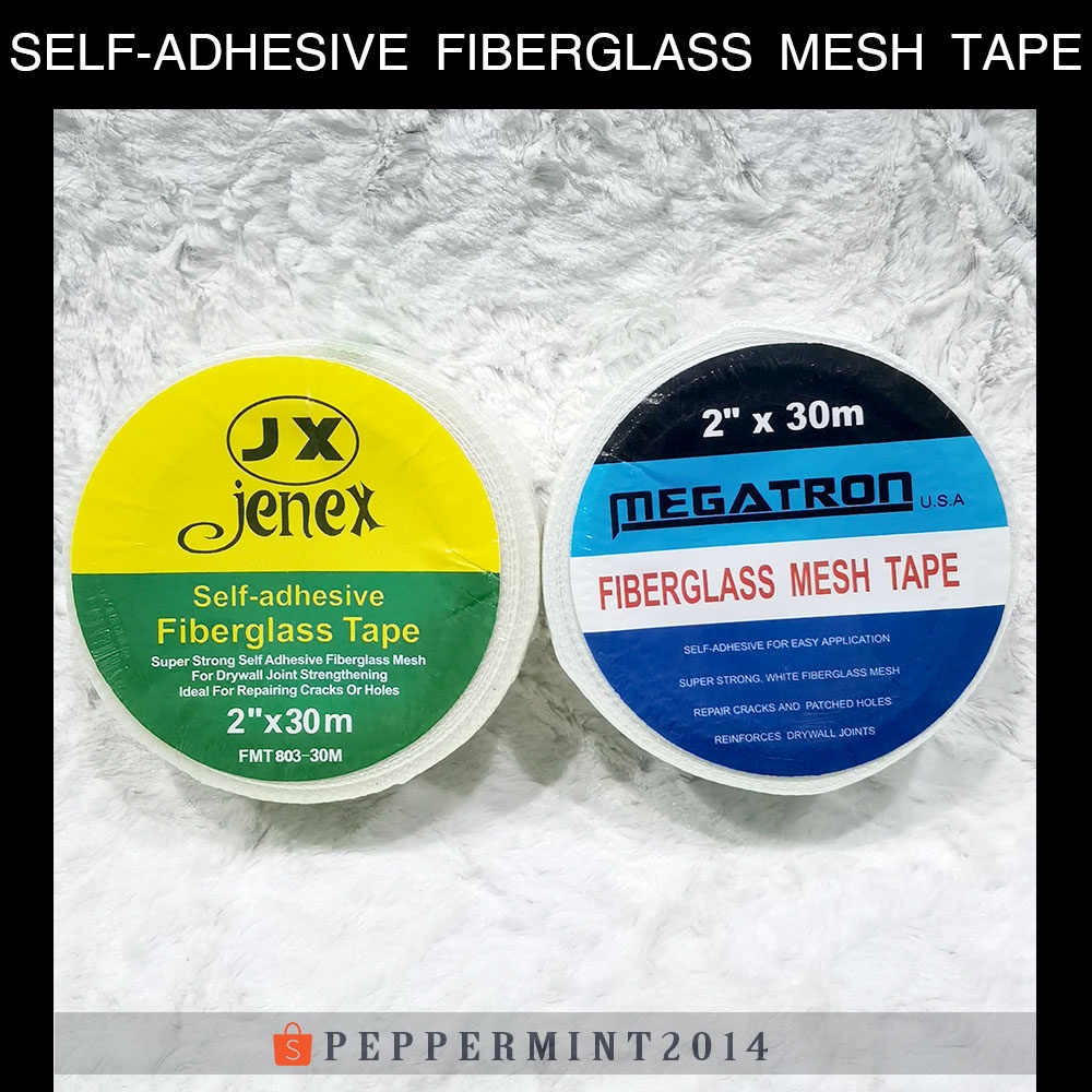 Self Adhesive Fiberglass Mesh Joint Gypsum Glass Fiber Gasa Tape ...
