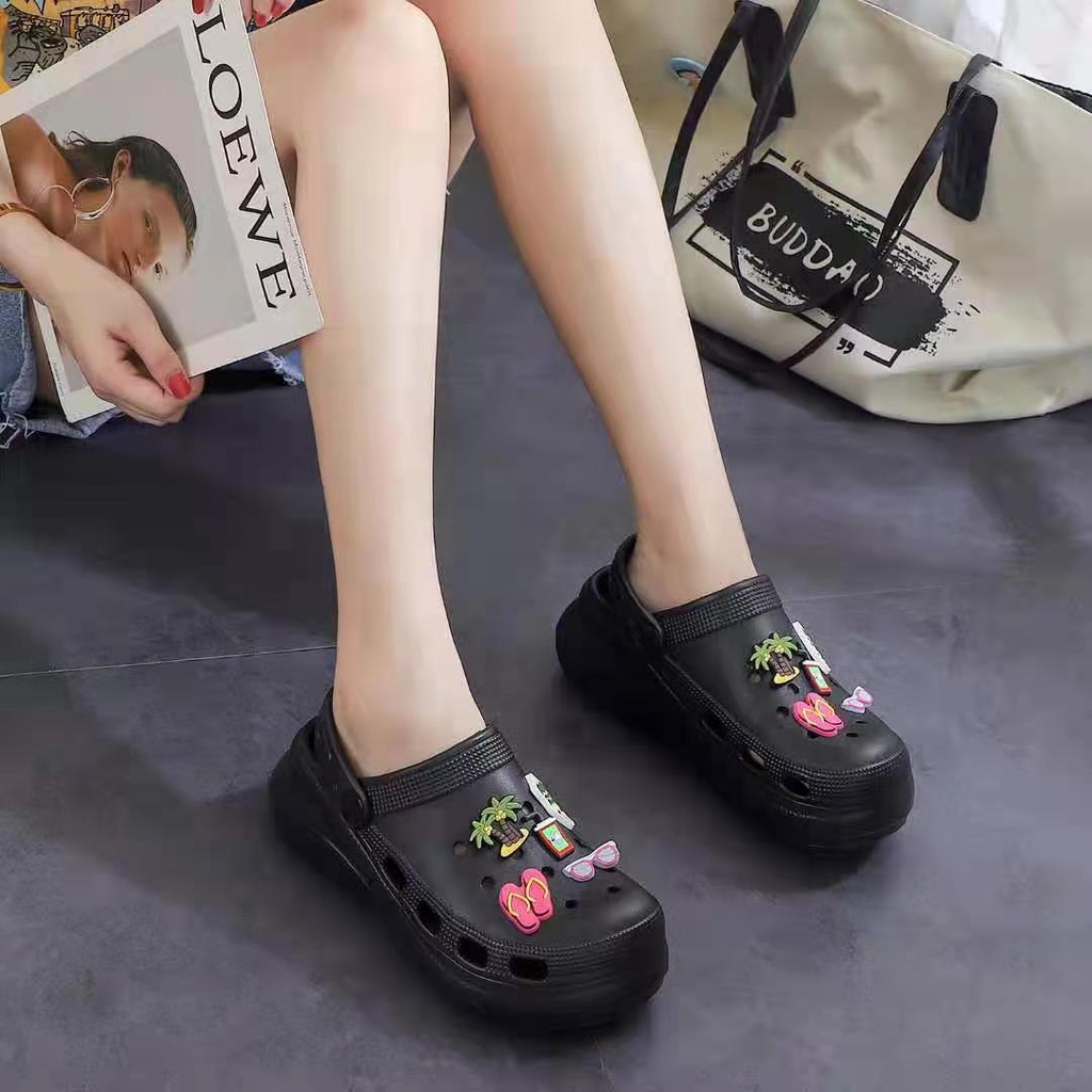 Cutie slippers for women clog Women's Classic Bae crocs Platform Clog ...