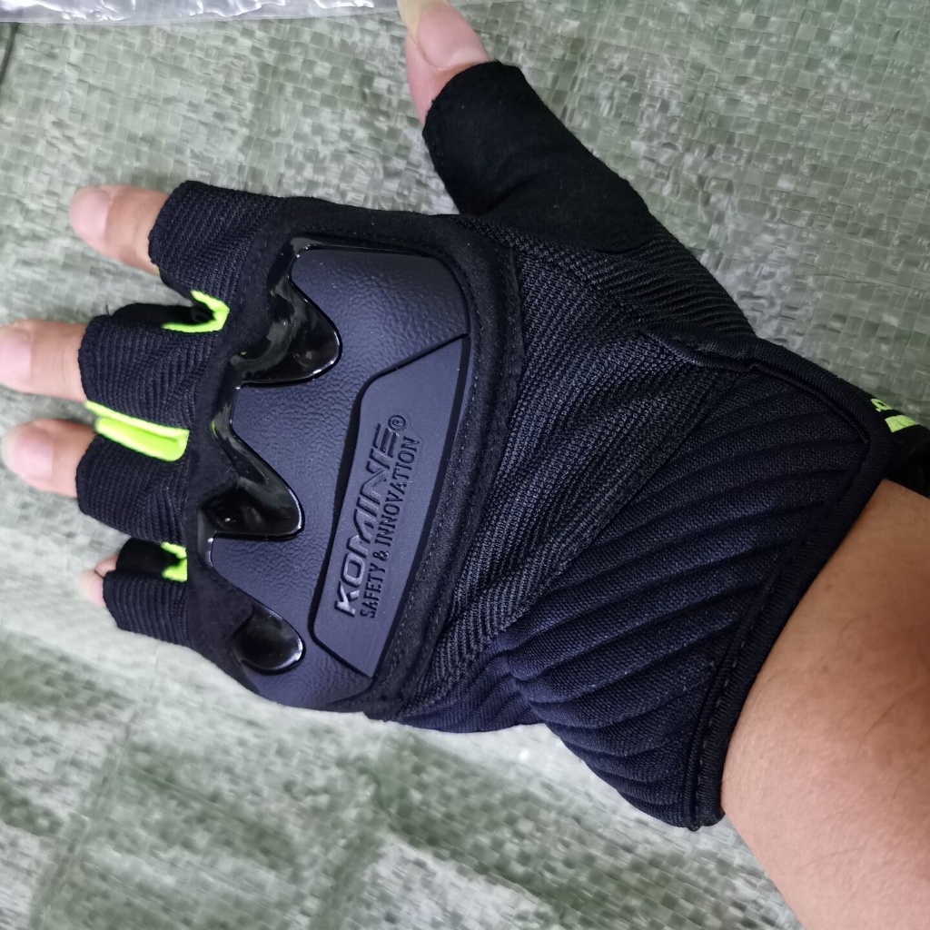KOMINE GK-242 Protect Mesh Half Finger Glove KOMINE Motorcycl Gloves ...