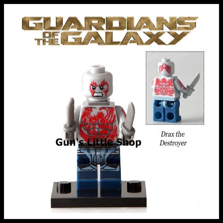 Brick POGO XINH - DRAX GUARDIANS OF GALAXY GROOT LEGO Without Box ...