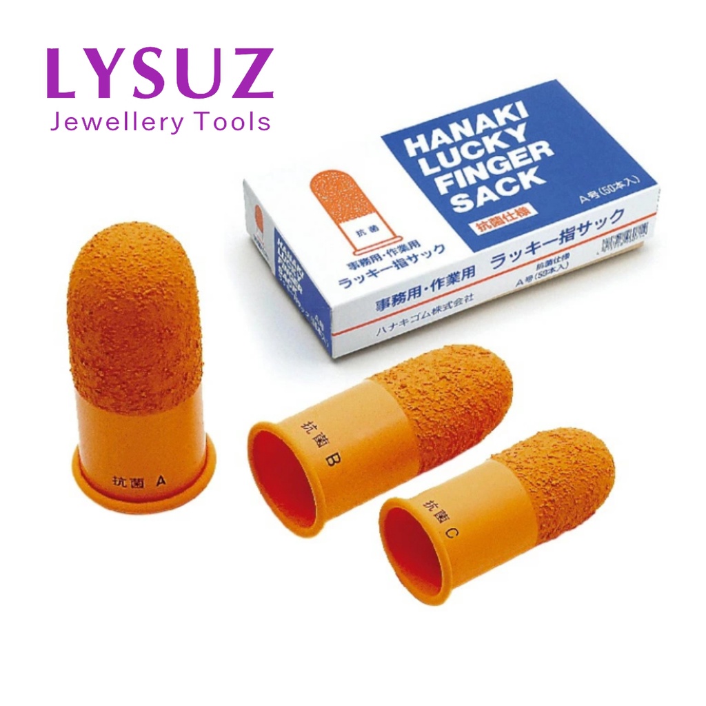 LYSUZ Hanaki Lucky Finger Sack Rubber Finger Guards Anti-microbial ...