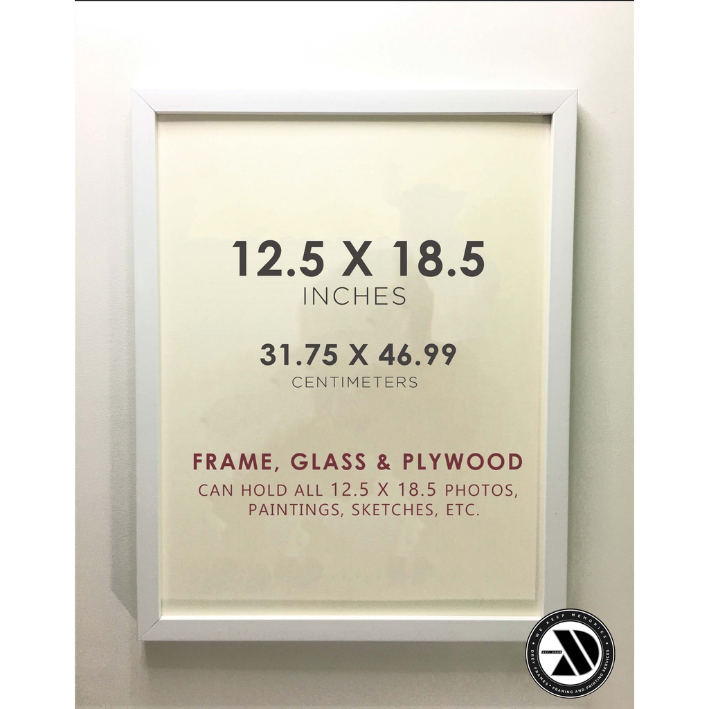 12.5x18.5 Inches Picture Frame - Wall Frame - Photo Frame | Shopee ...