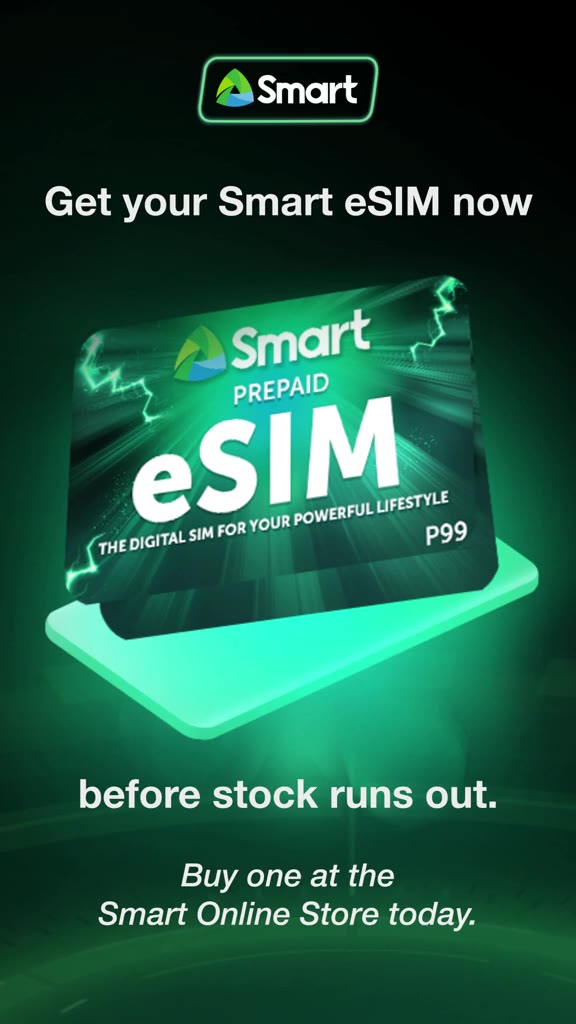 Smart Prepaid eSim (E-sim with free data) | Shopee Philippines