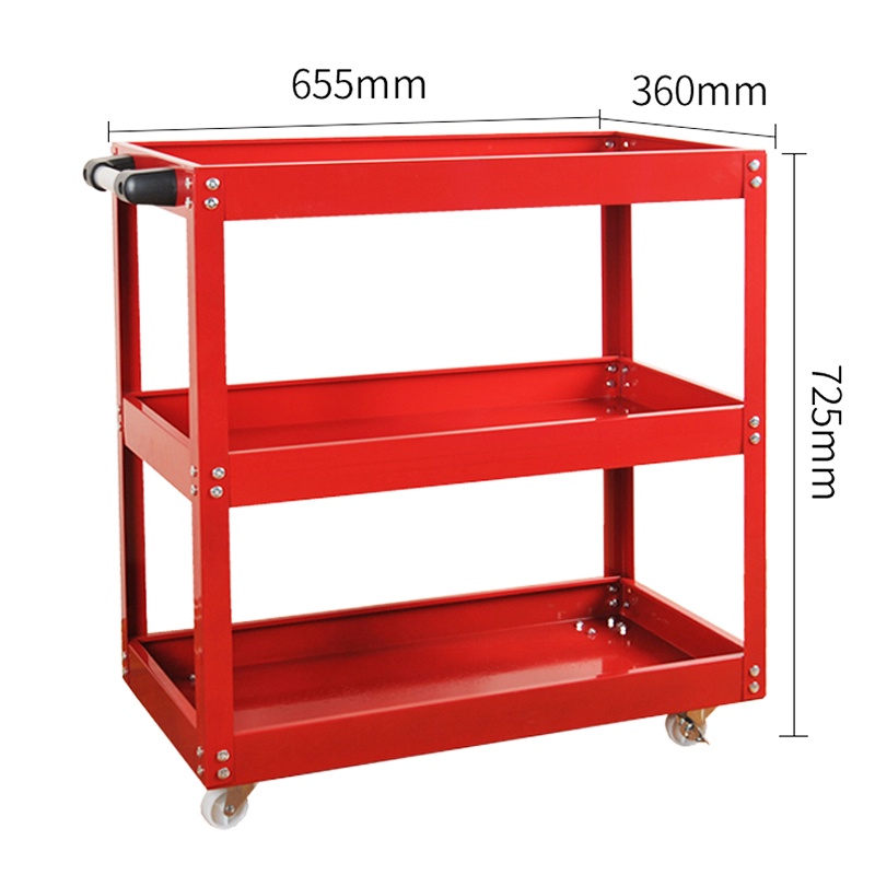 3 Leyer Tool Cart Trolley Heavy Duty Mechanical Workshop Tool Trolley ...