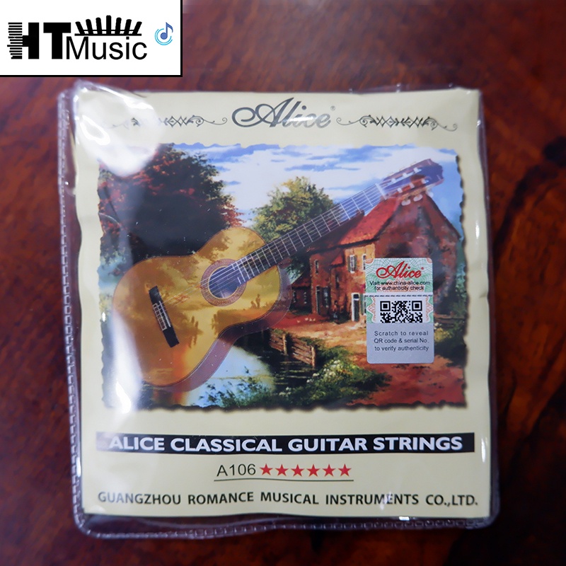 Alice AW106 Classic guitar strings (1 set of 6 strings) | Shopee ...