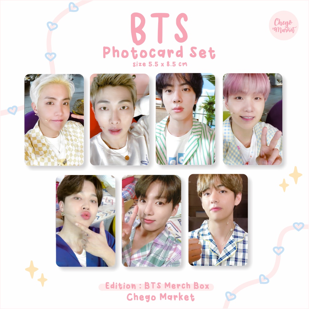 Photocard Set BTS Merch Box | Shopee Philippines