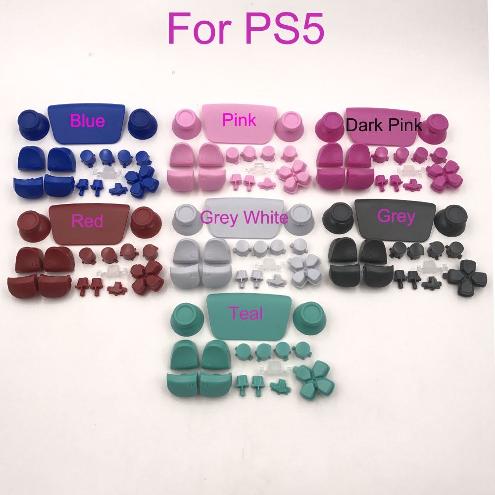 For PS5 Controller V1.0 BDM-010 Full Set Buttons Thumbstick L1 R1 L2 R2 Triggers Dpad Mod For ...