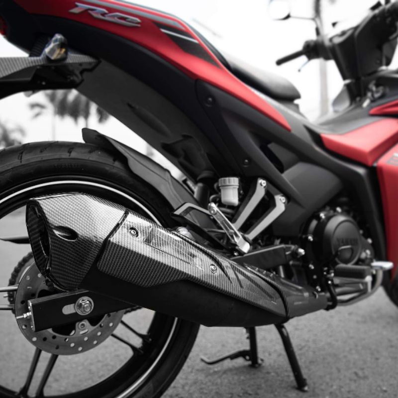 Sniper 155 / Exciter 155 Carbon heatguard (Original Carbon NOT sticker ...