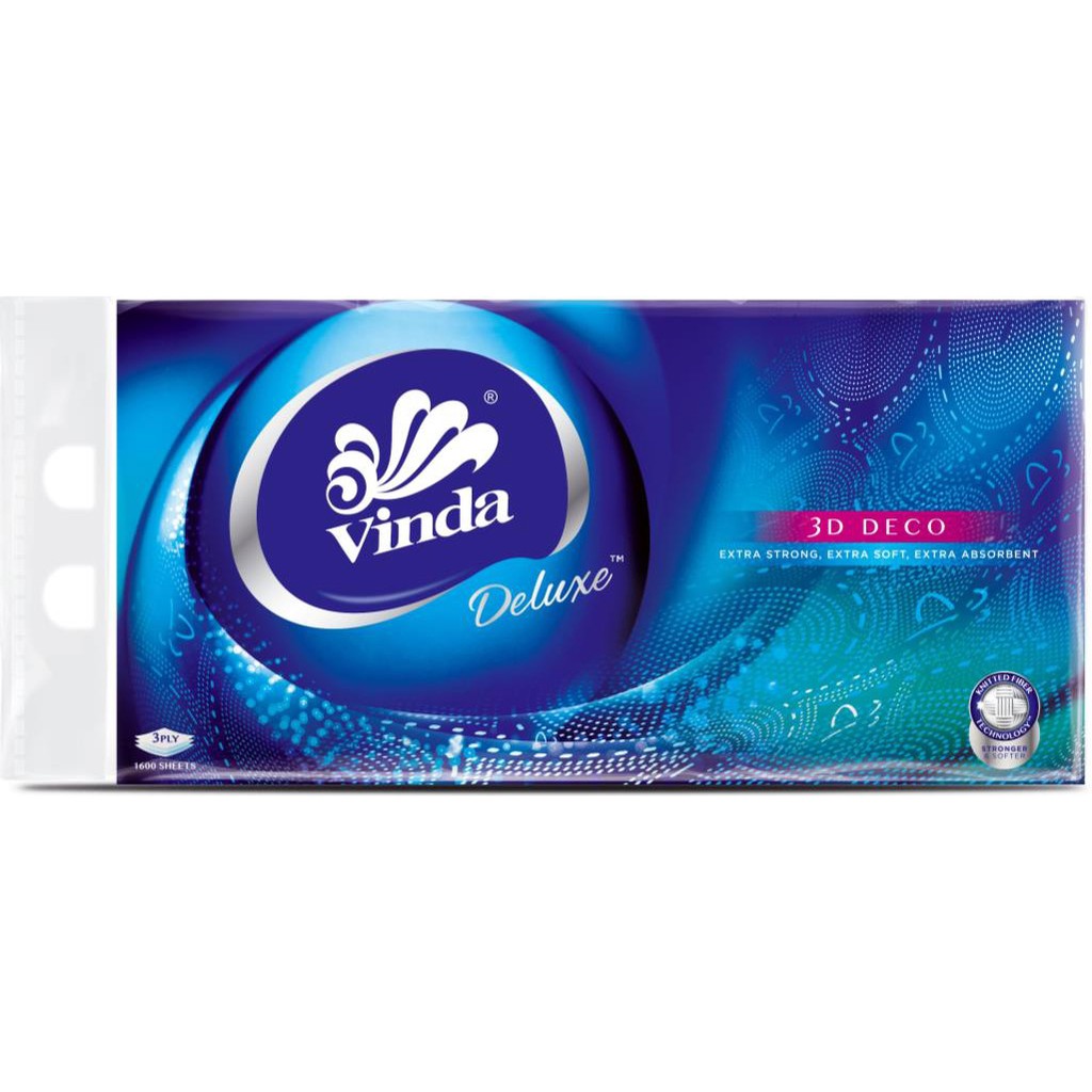Vinda Prestige 4D Deco Toilet Paper 3 Ply (200 sheets x 8 rolls) | Shopee Philippines