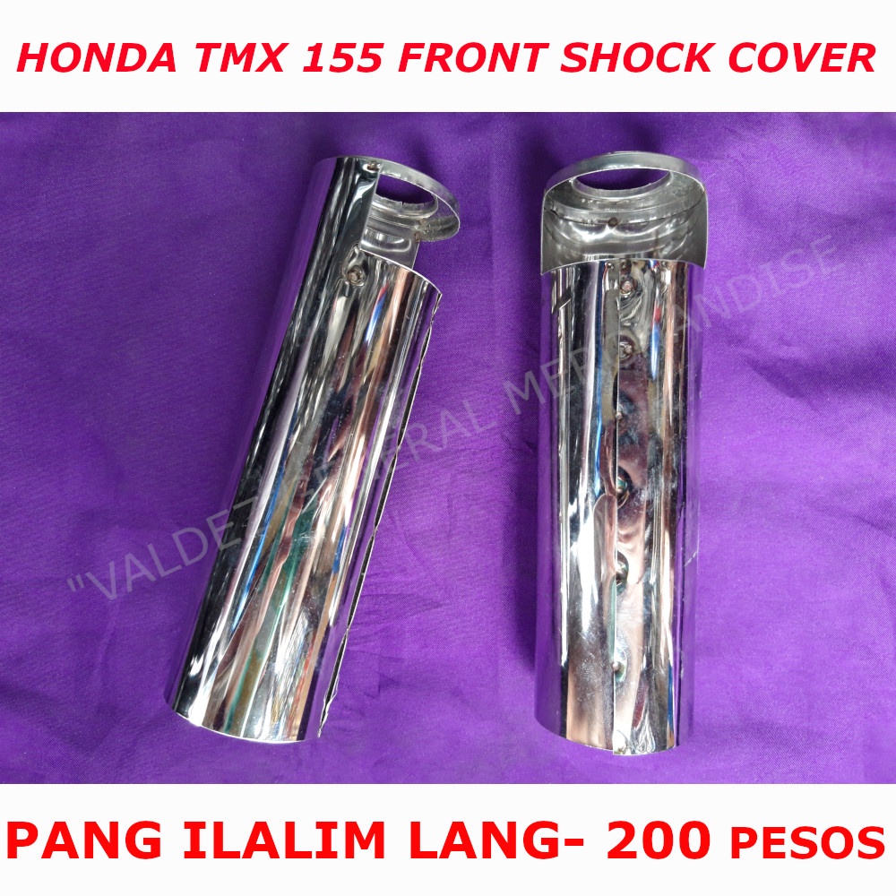 IBABA Lang ito Honda TMX 155, FRONT SHOCK COVER LOWER PART ONLY, IBABA LANG, 2 pcs | Shopee ...
