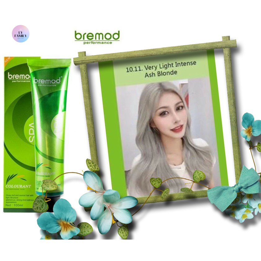 New Colors!!! Bremod Hair Color Dye Tube 10/11 Very Light Intense Ash ...