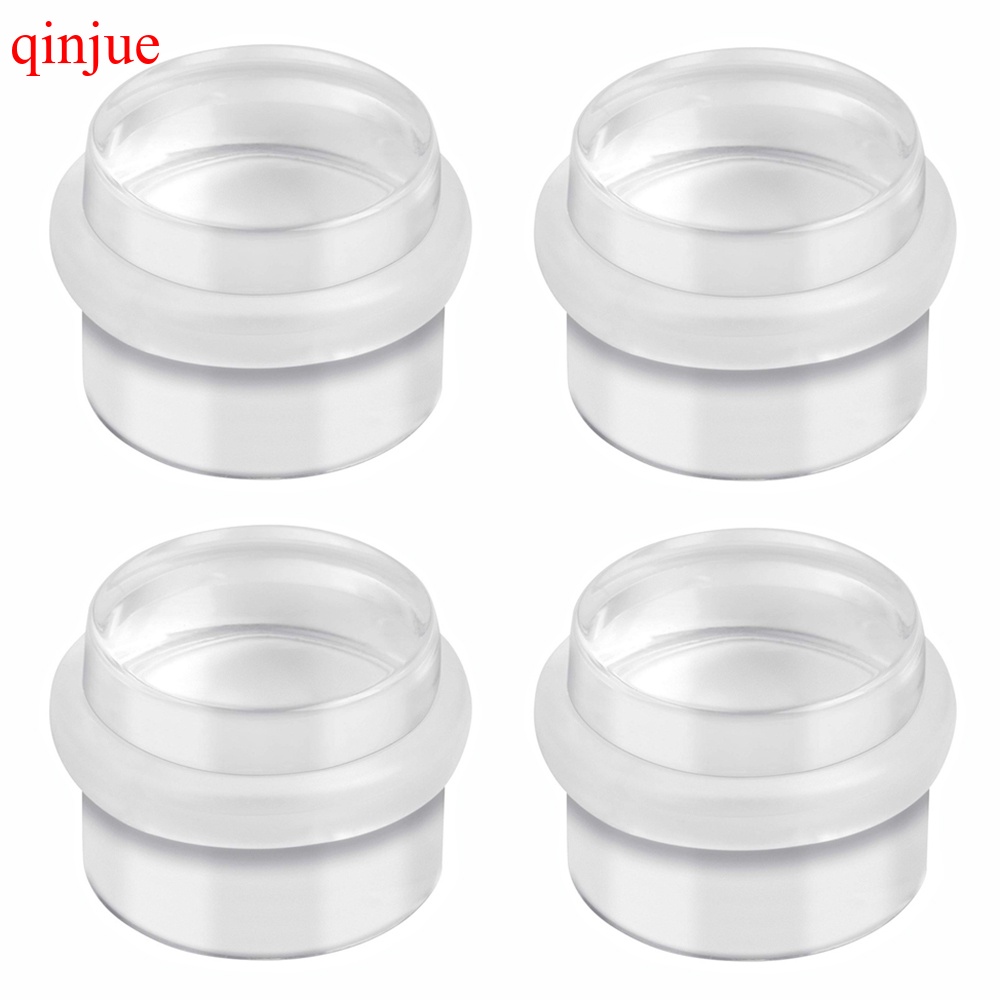 QINJUE Door Stop Transparent Acrylic Cylindrical Anti-Collision Buffer ...