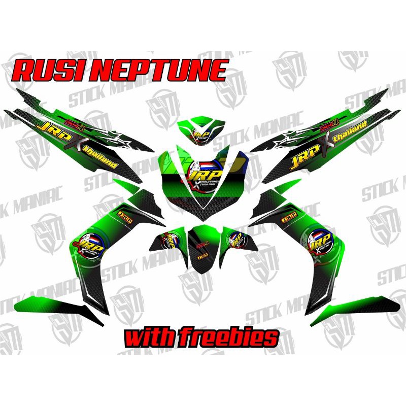 rusi Neptune decals,JRP decals | Shopee Philippines