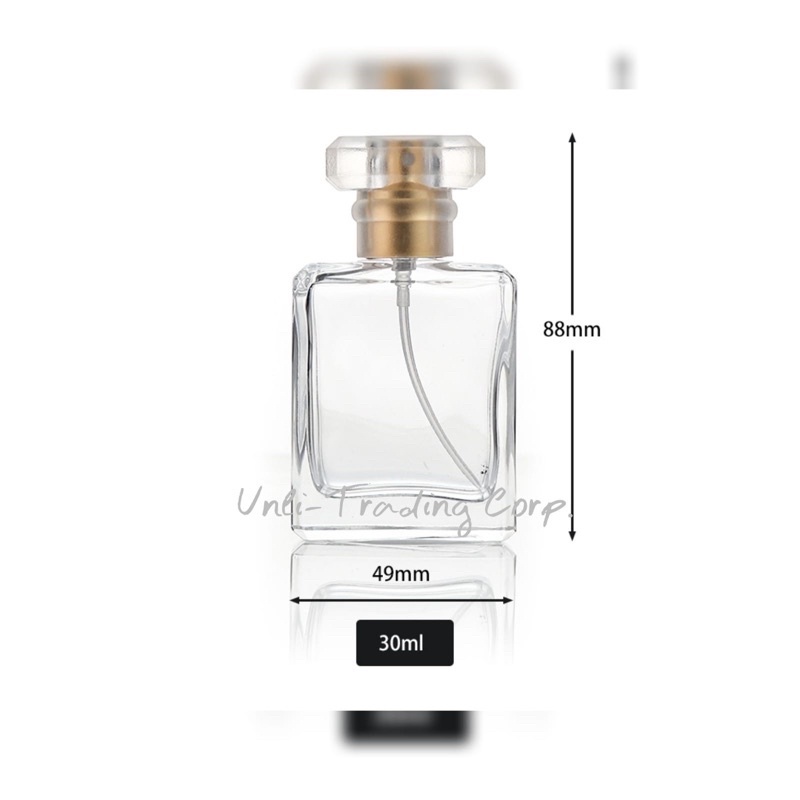 30ml Elegant Perfume bottle (chanel bottle), small frosted caps ...