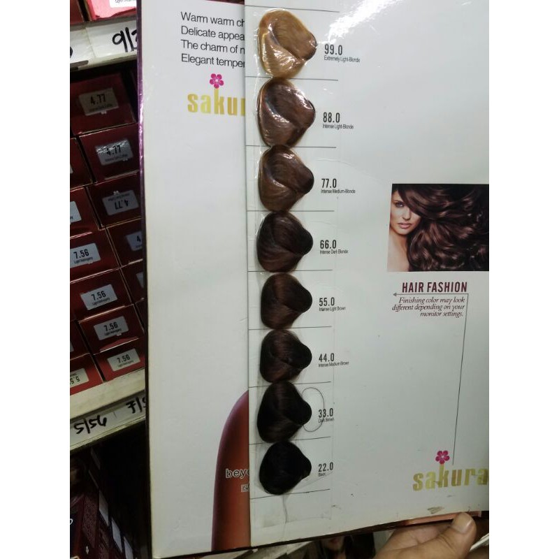 SAKURA chocolate color cream and Epsa oxidizing cream | Shopee Philippines