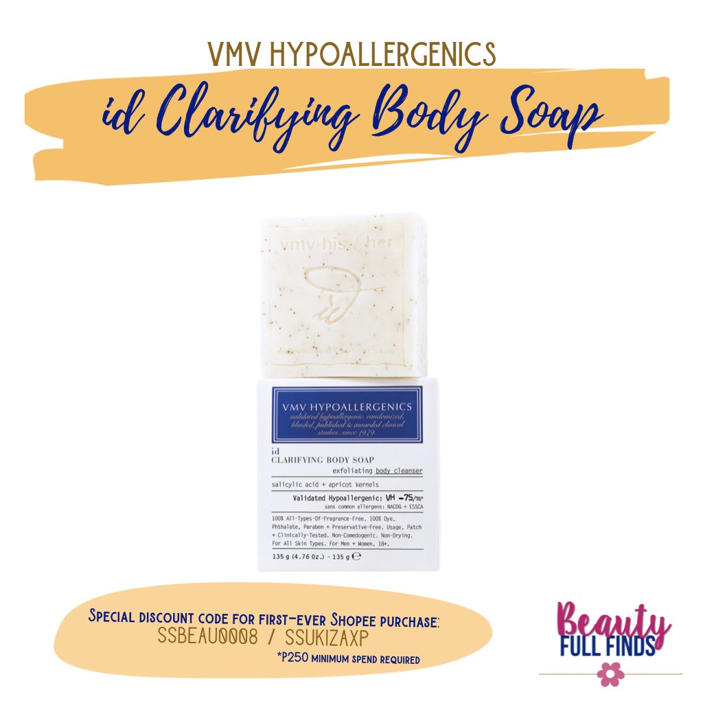 VMV iD Clarifying Body Soap [135g] *DISCOUNTED* EXP03/2025 | Shopee ...